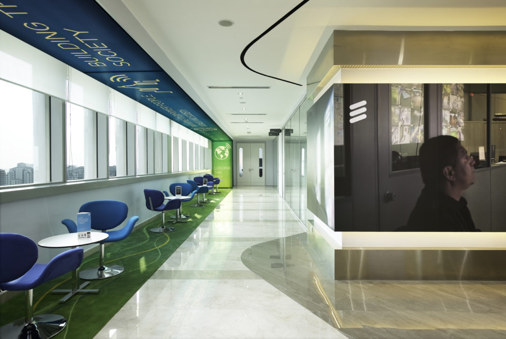 Acoulite completes a stunning design for the new Ericsson Head Office ...