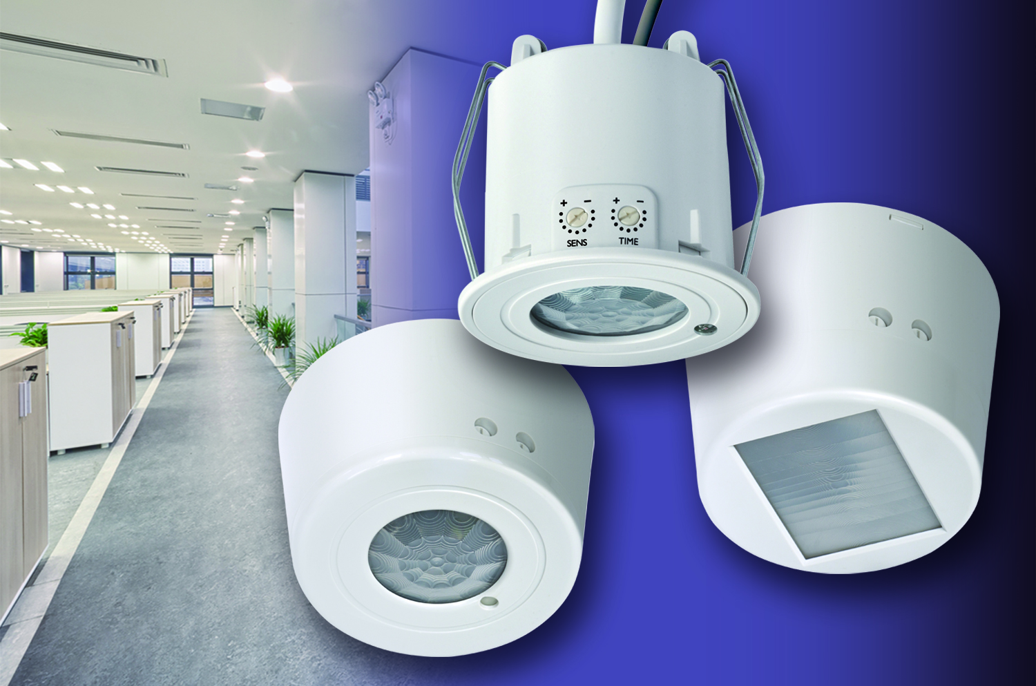 New PIR Occupancy Switches with Daylight Linked Dimming and Corridor ...