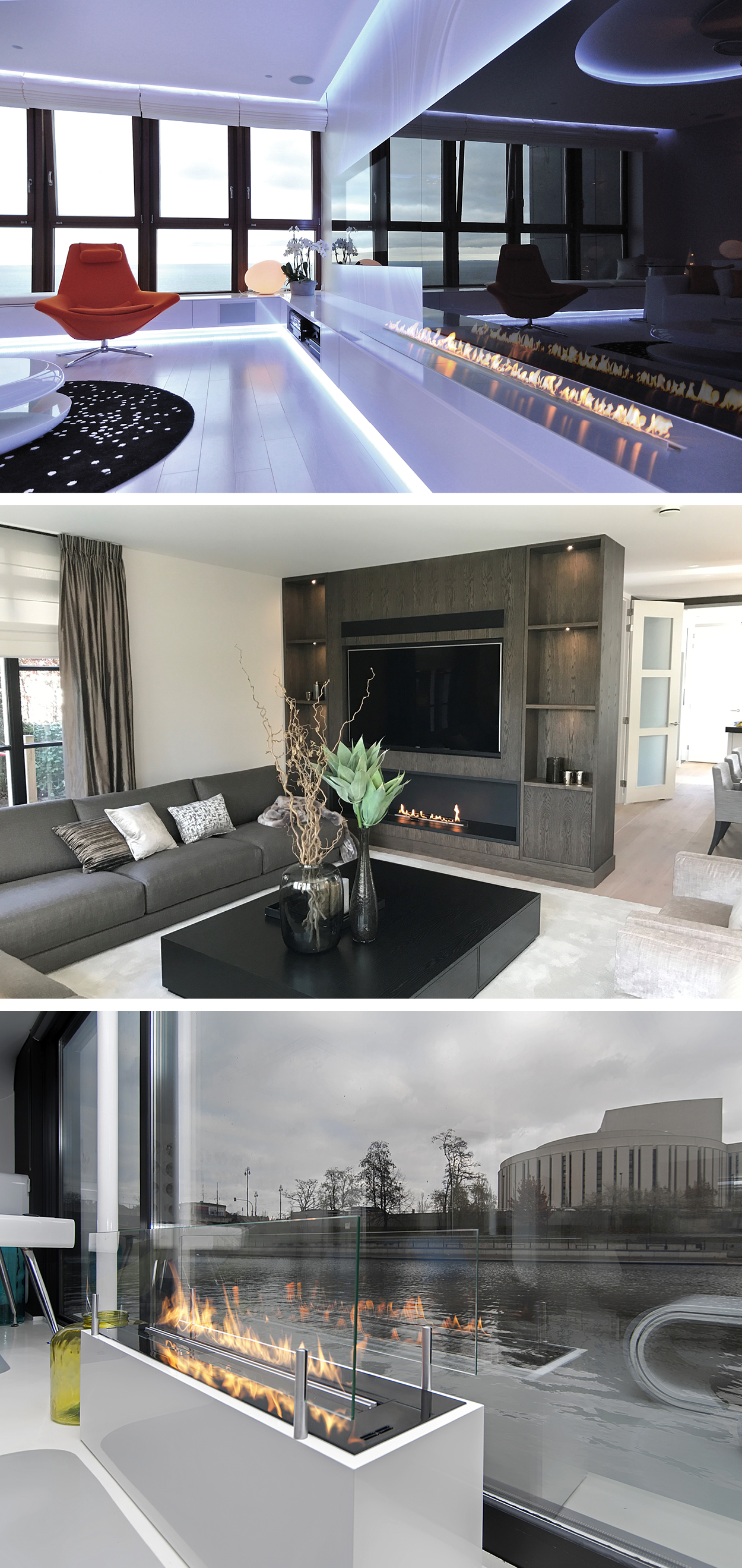 New generation bio ethanol fires | Architect Projects